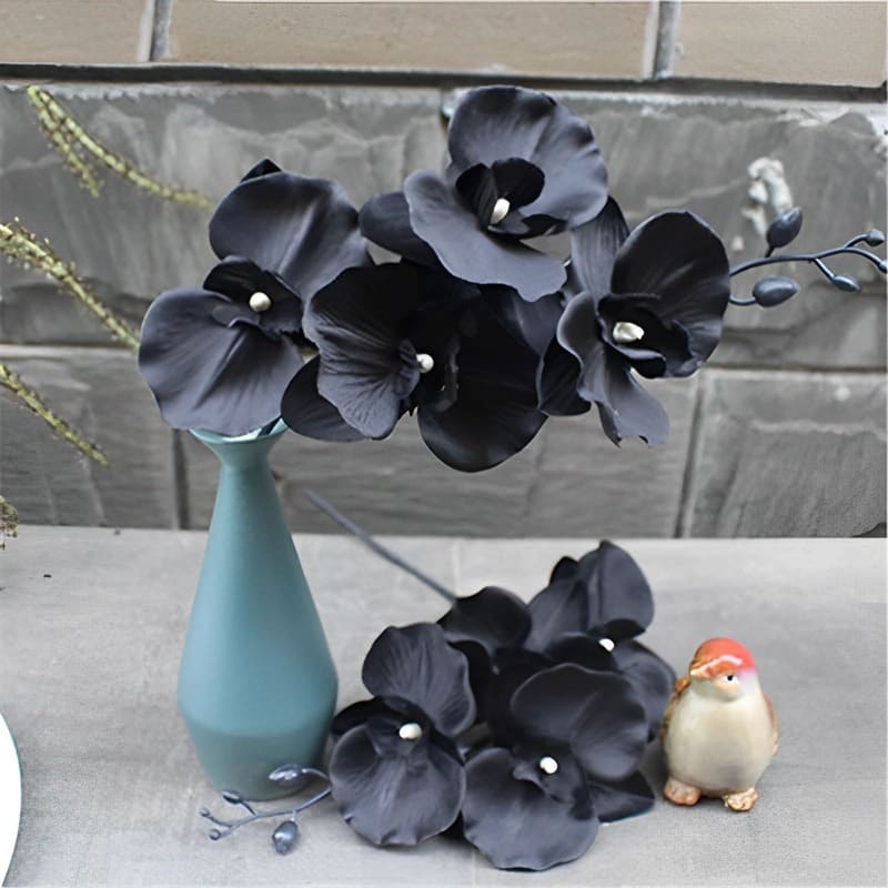 Orchidée Noire Artificielle | Plante Artificielle Déco