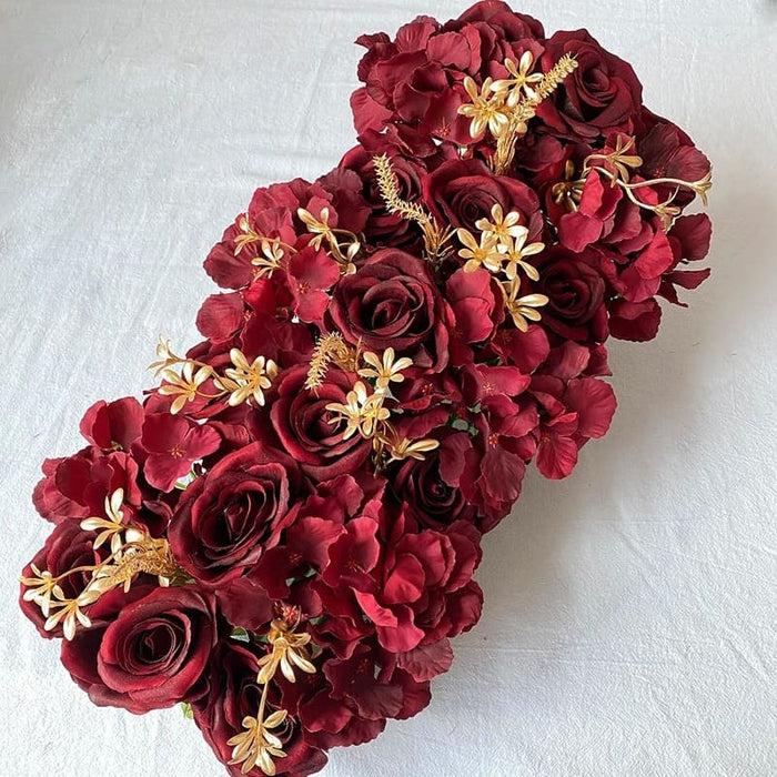 Mur de Fleurs Rouge | Plante Artificielle Déco